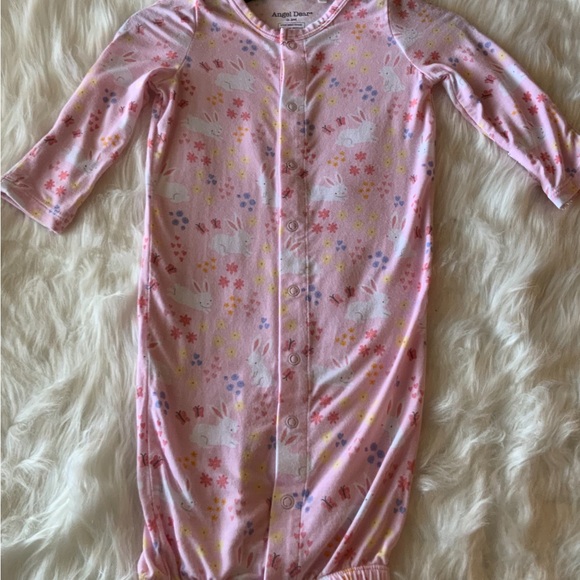 Angel Dear | Pajamas | Angel Dear Sleeper Pink Floral Bunny Nwot Girl ...